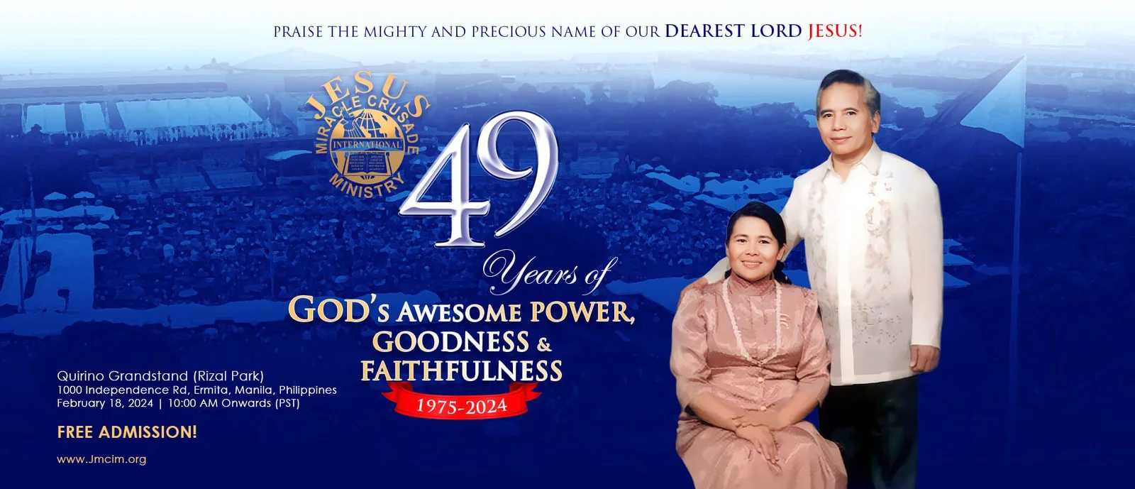 49th Church Anniversary - JESUS Miracle Crusade International Ministry